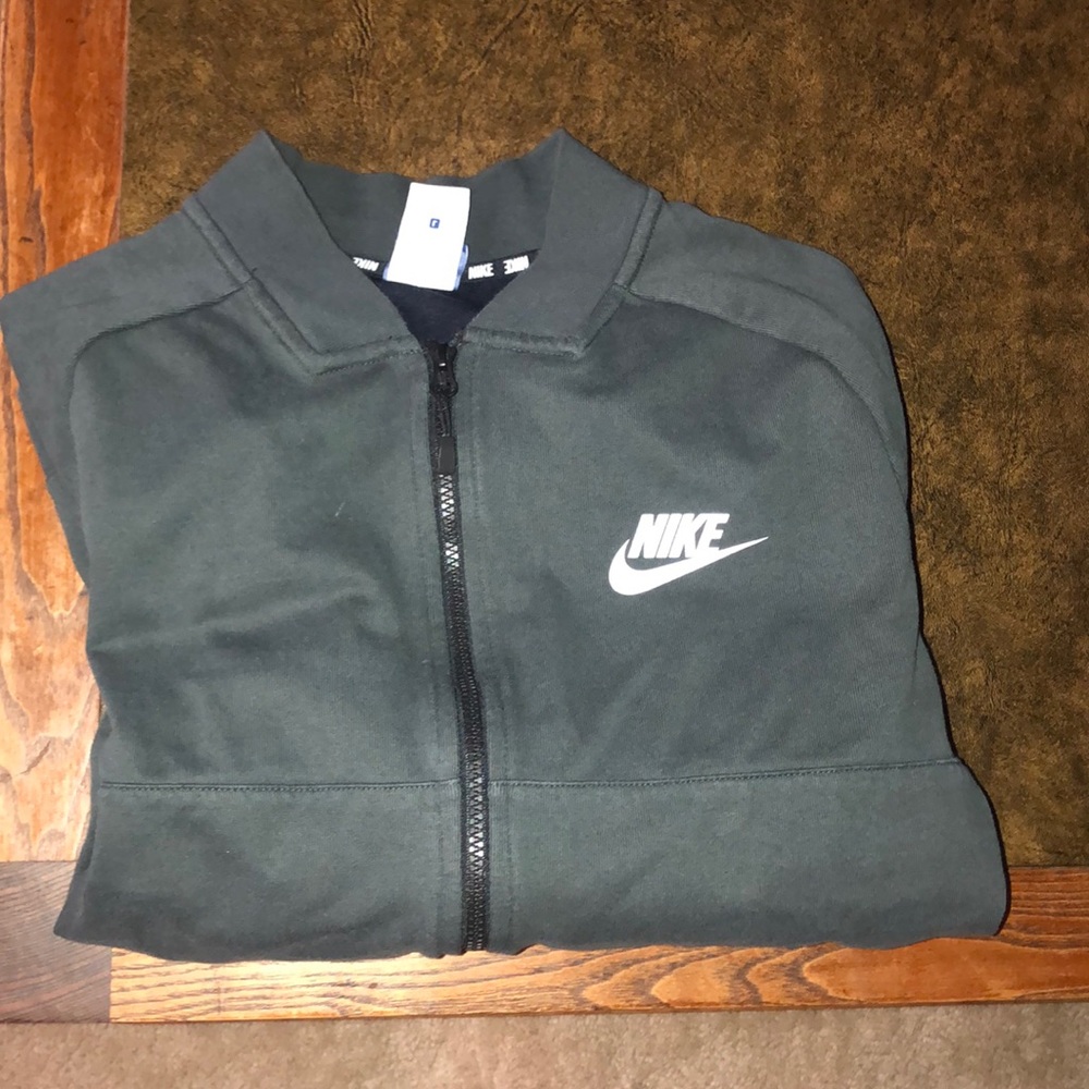 Collared Tech Fleece Nike Jacket - Gem